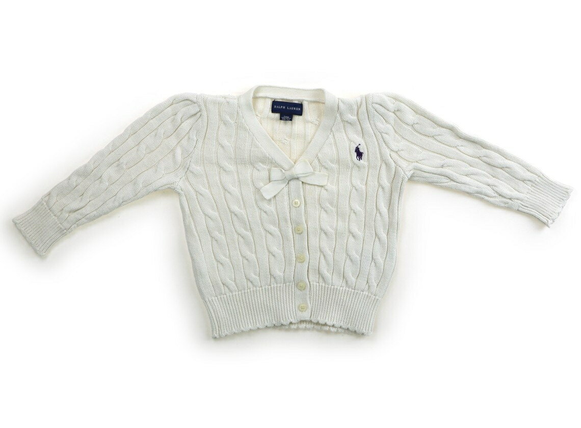 　ブランド 　Ralph Lauren(ラルフローレン) 　カテゴリー 　カーディガン 　サイズ 　90サイズ 　色 　オフ 　状態 　★★（返品不可） 　記名 　あり（タグ） 　ジャンル 　Girl ケーブルコットンニット。襟のリボンに黄...