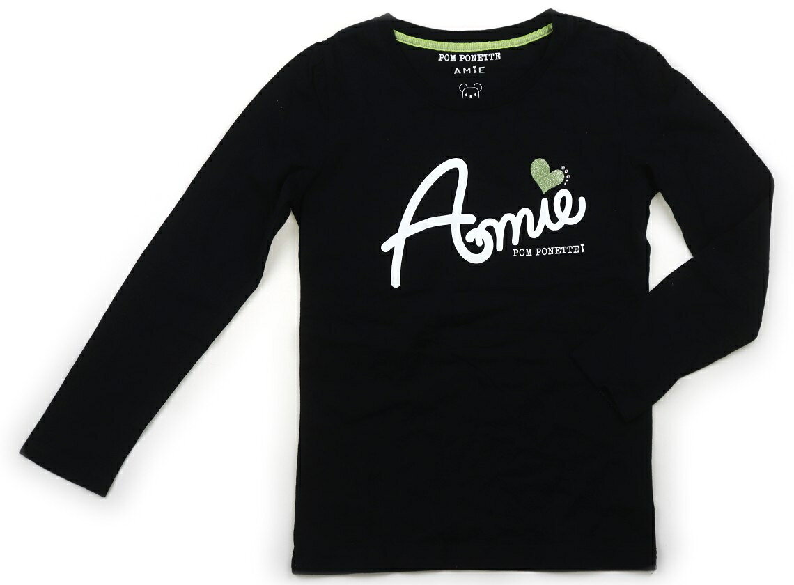 　ブランド 　pom ponette(ポンポネット) 　カテゴリー 　Tシャツ・カットソー 　サイズ 　150サイズ 　色 　ブラック・白・ハート・ラインストーン 　状態 　★★★ 　記名 　なし 　ジャンル 　Girl AMIEです。プリ...
