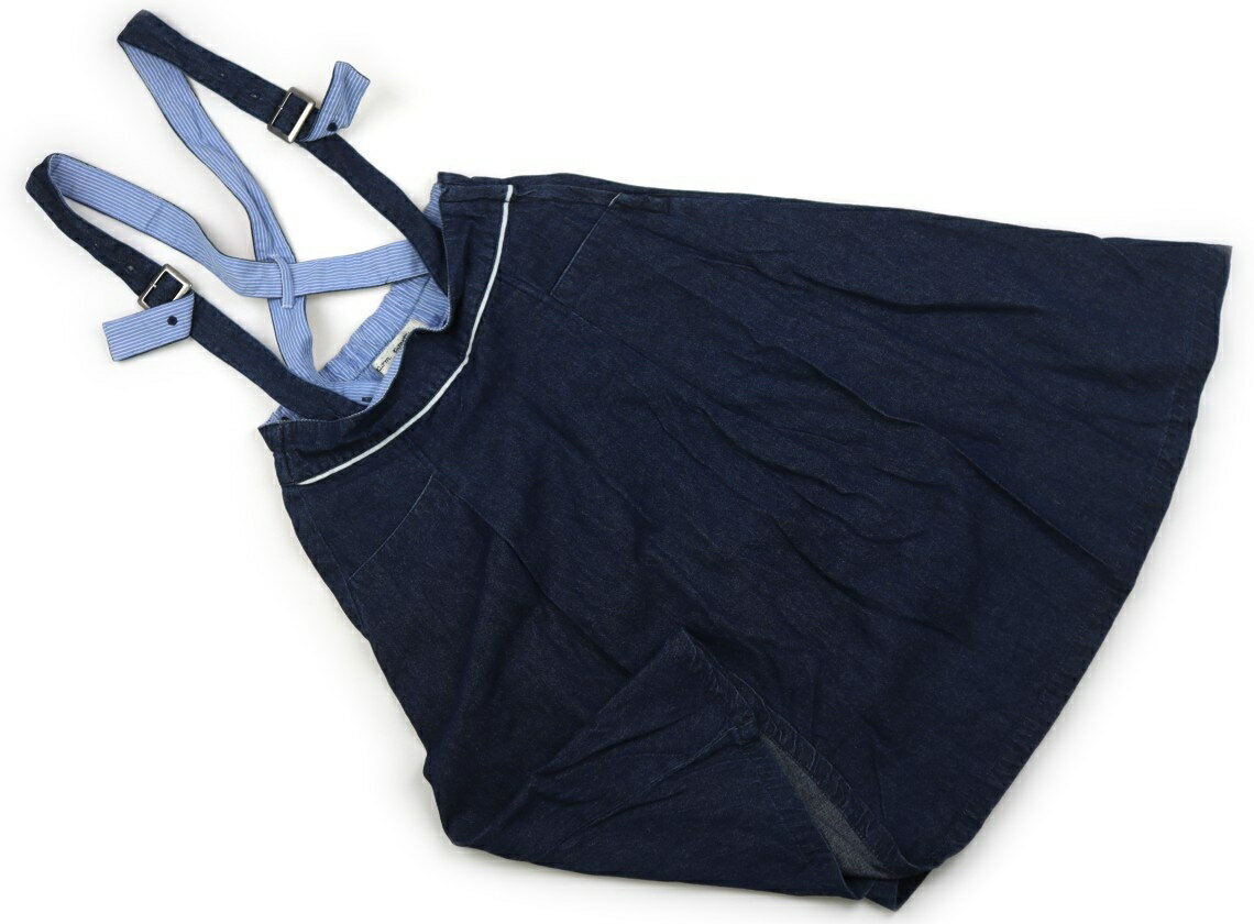 　ブランド 　pom ponette(ポンポネット) 　カテゴリー 　スカート 　サイズ 　150サイズ 　色 　インディゴブルー 　状態 　★★（返品不可） 　記名 　なし 　ジャンル 　Girl デニム生地、裏地はありません。肩紐は取り...