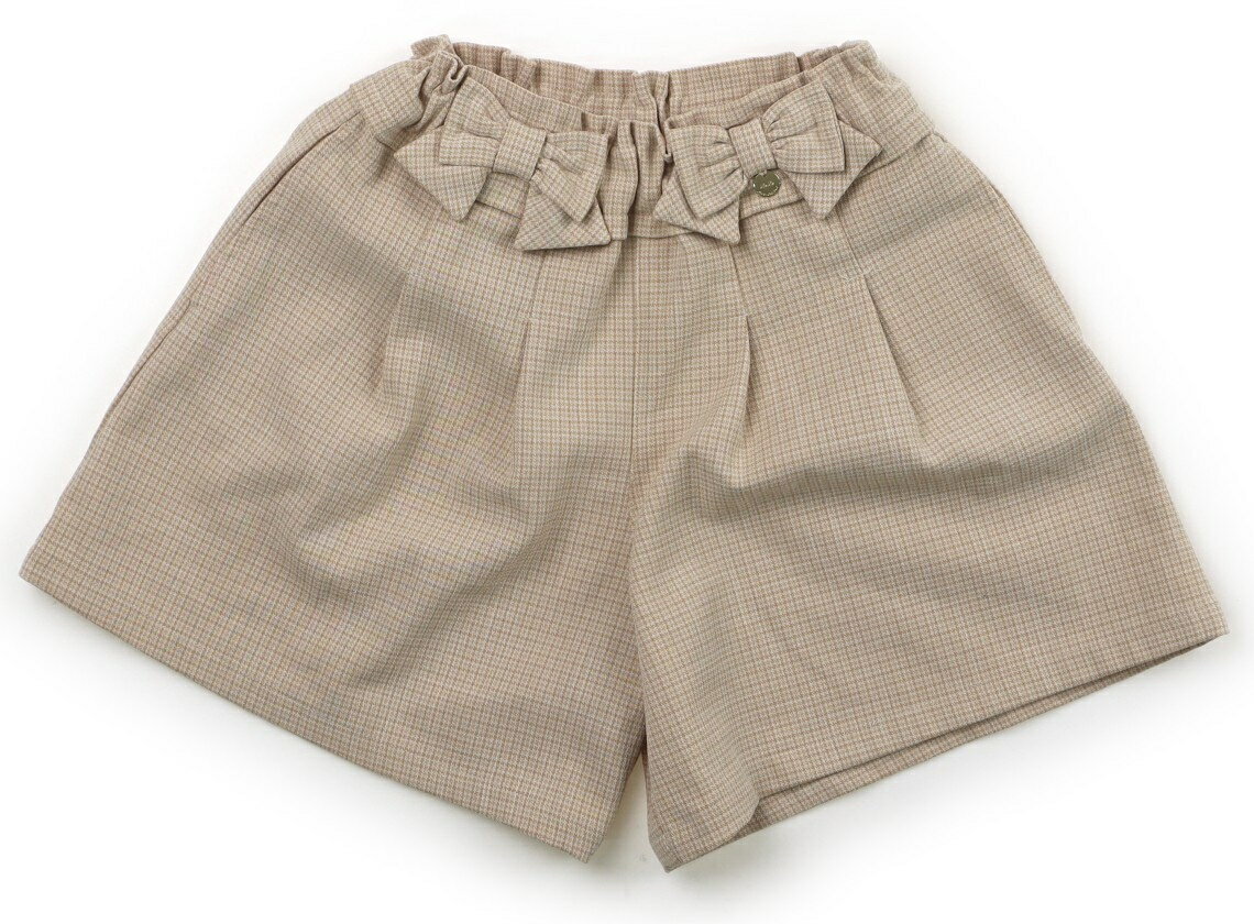 　ブランド 　BeBe Petits Pois Vert(ベベ プチ ポワ ヴェール) 　カテゴリー 　キュロット 　サイズ 　120サイズ 　色 　ベージュ・リボン 　状態 　★★★ 　記名 　なし 　ジャンル 　Girl ポリエステル・...