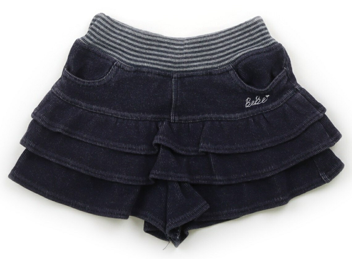 　ブランド 　BeBe(べべ) 　カテゴリー 　キュロット 　サイズ 　90サイズ 　色 　ネイビー・グレーボーダー 　状態 　★★（返品不可） 　記名 　なし 　ジャンル 　Girl 厚手のカットソー。実際のサイズ表記は100ですが、少し...