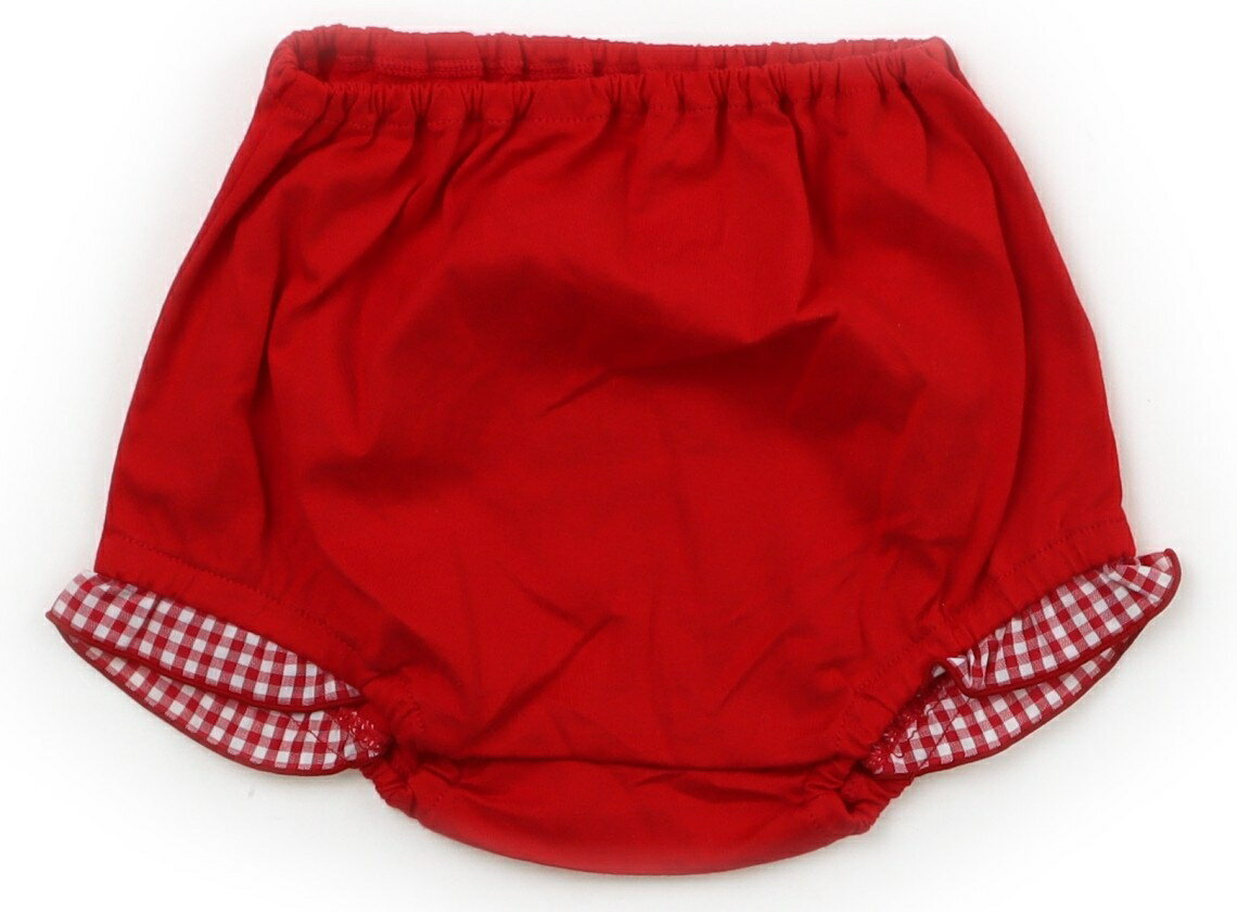 　ブランド 　miki HOUSE(ミキハウス) 　カテゴリー 　ブルマ・ダイパーカバー 　サイズ 　60サイズ 　色 　赤 　状態 　★★★ 　記名 　なし 　ジャンル 　Girl サイズタグがありません。ウエストは平置きで17.5cm。...