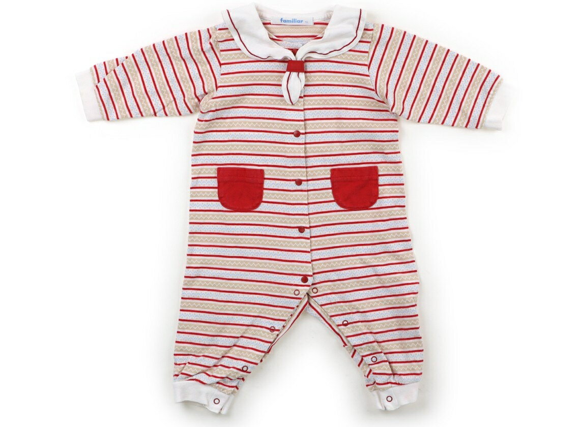 　ブランド 　familiar(ファミリア) 　カテゴリー 　カバーオール 　サイズ 　70サイズ 　色 　赤系 　状態 　★★★ 　記名 　なし 　ジャンル 　Girl 色あせ・洗いざらし感がありますがまだお使い頂けそうです。 ＊【状態】...