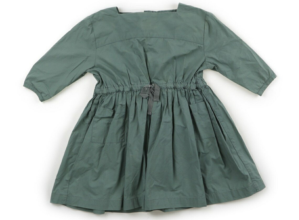 　ブランド 　cacharel(キャシャレル) 　カテゴリー 　ワンピース 　サイズ 　110サイズ 　色 　モスグリーン 　状態 　★★（返品不可） 　記名 　なし 　ジャンル 　Girl 実際のサイズ表記は3。コットン素材。スカート真ん...