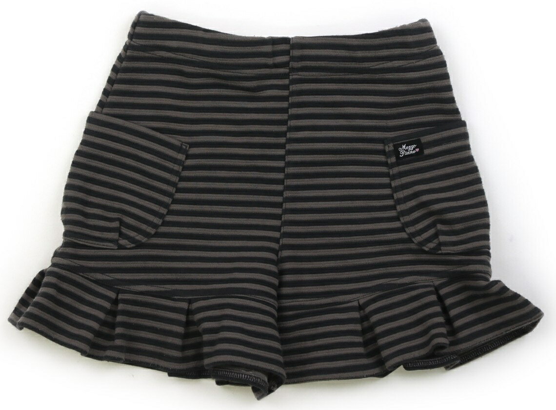 　ブランド 　mezzo piano(メゾピアノ) 　カテゴリー 　キュロット 　サイズ 　140サイズ 　色 　グレー・グレージュ・ボーダー 　状態 　★★★ 　記名 　なし 　ジャンル 　Girl 綿混ポリエステル素材。ウエストは総ゴム...