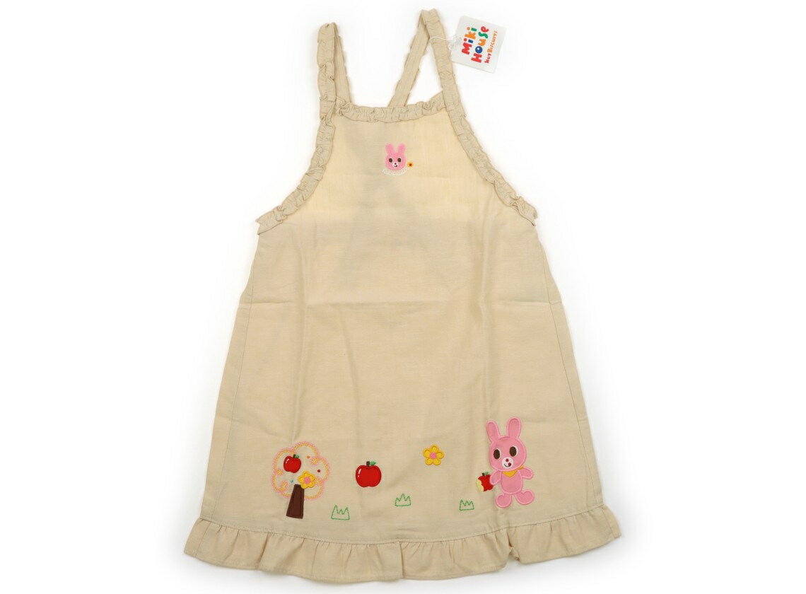 　ブランド 　miki HOUSE(ミキハウス) 　カテゴリー 　ジャンパースカート 　サイズ 　110サイズ 　色 　クリーム　うさぎ柄 　状態 　N 　記名 　なし 　ジャンル 　Girl 新品タグ付き。薄手綿地。 ＊【状態】【サイズ】...