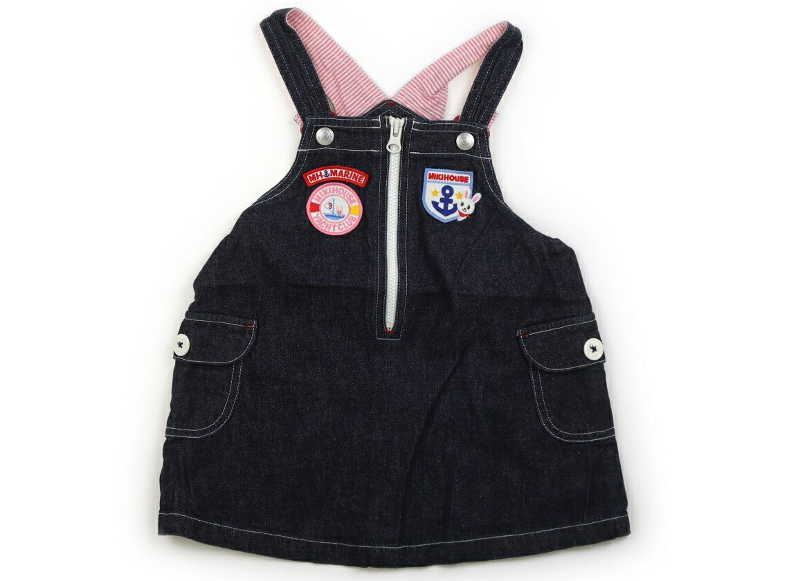 　ブランド 　miki HOUSE(ミキハウス) 　カテゴリー 　ジャンパースカート 　サイズ 　90サイズ 　色 　ネイビー、ピンク、イカリマーク 　状態 　★★★ 　記名 　なし 　ジャンル 　Girl 薄手のデニム生地。前ファスナー付...
