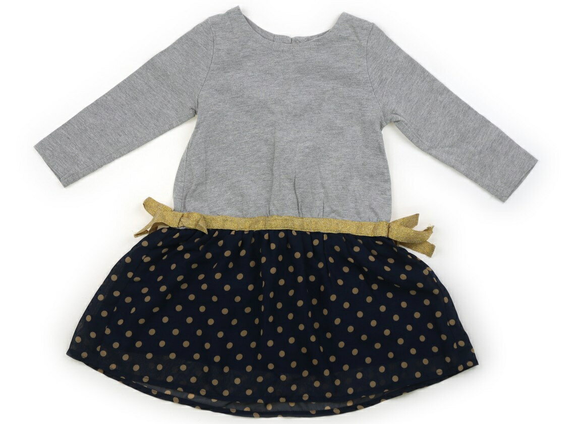 　ブランド 　Stomp Stamp(ストンプスタンプ) 　カテゴリー 　ワンピース 　サイズ 　90サイズ 　色 　グレー、紺、ドット 　状態 　★★（返品不可） 　記名 　なし 　ジャンル 　Girl 上身頃のTシャツに毛羽立ち、ウエス...