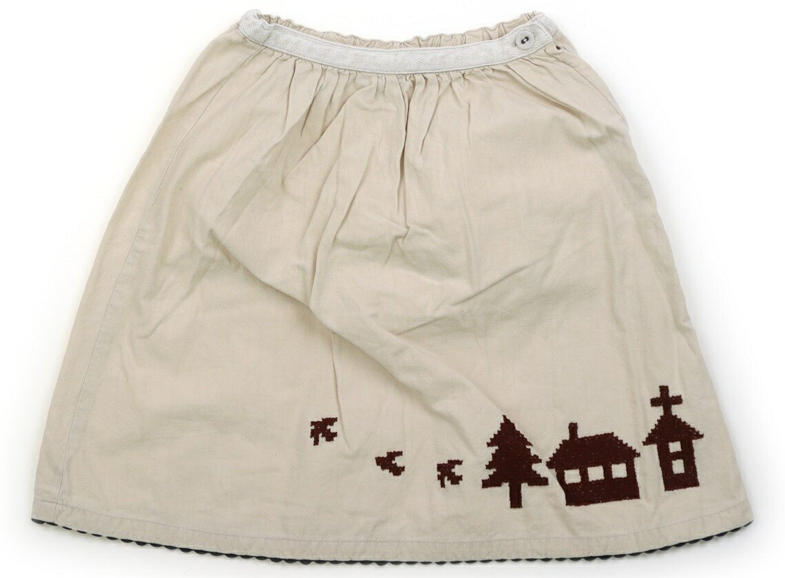 　ブランド 　UNICA(ユニカ) 　カテゴリー 　スカート 　サイズ 　95サイズ 　色 　生成り・刺しゅう 　状態 　★★★ 　記名 　なし 　ジャンル 　Girl 実際のサイズ表記はSです。綿100％です。ウエストは後ろがゴムです。脇...