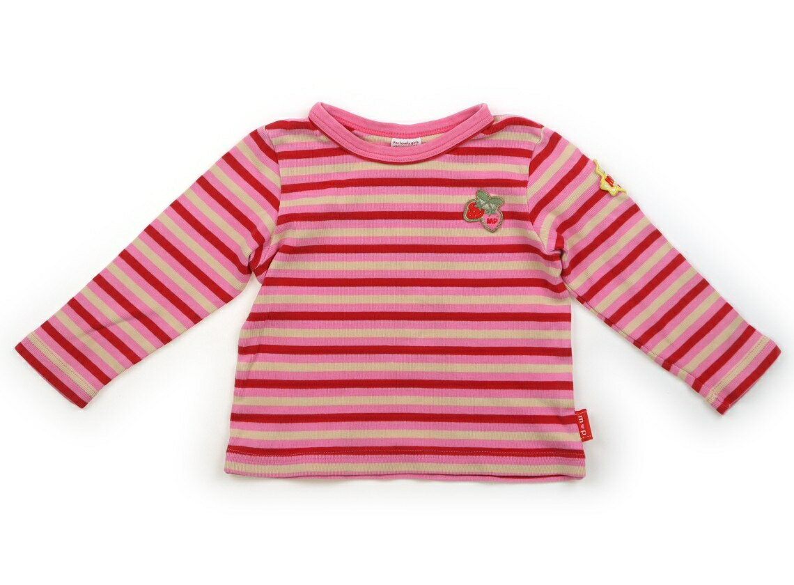 　ブランド 　mezzo piano(メゾピアノ) 　カテゴリー 　Tシャツ・カットソー 　サイズ 　100サイズ 　色 　ボーダー柄ピンクレッドベージュ 　状態 　★★★ 　記名 　なし 　ジャンル 　Girl ワッペンが若干反っています...