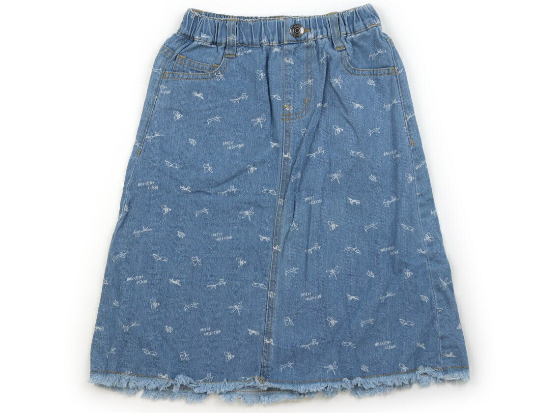 　ブランド 　Insect Collection(インセクトコレクション) 　カテゴリー 　スカート 　サイズ 　100サイズ 　色 　ブルー・総柄 　状態 　★★★ 　記名 　なし 　ジャンル 　Girl 薄手のデニム素材。実際のサイズ表...