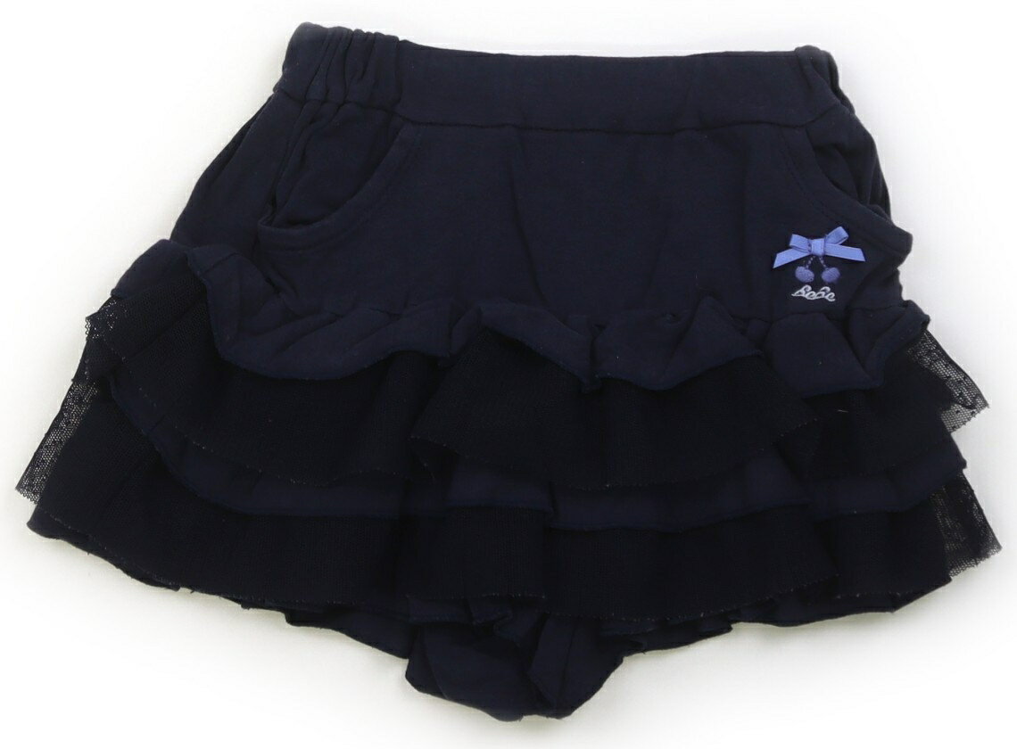 　ブランド 　BeBe(べべ) 　カテゴリー 　キュロット 　サイズ 　90サイズ 　色 　ネイビー 　状態 　★★（返品不可） 　記名 　あり（タグ） 　ジャンル 　Girl 色褪せとチュールに毛玉がありますがまだお使いいただけそうです。...