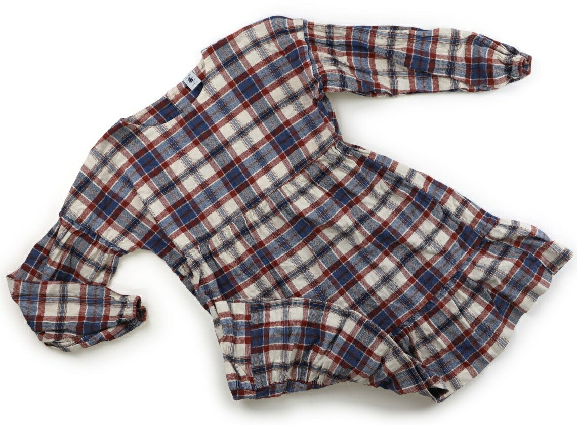　ブランド 　PETIT BATEAU(プチバトー) 　カテゴリー 　ワンピース 　サイズ 　150サイズ 　色 　アイボリー、ブルー・茶チェック 　状態 　★★★ 　記名 　なし 　ジャンル 　Girl 実際のサイズ表記は12ans/15...