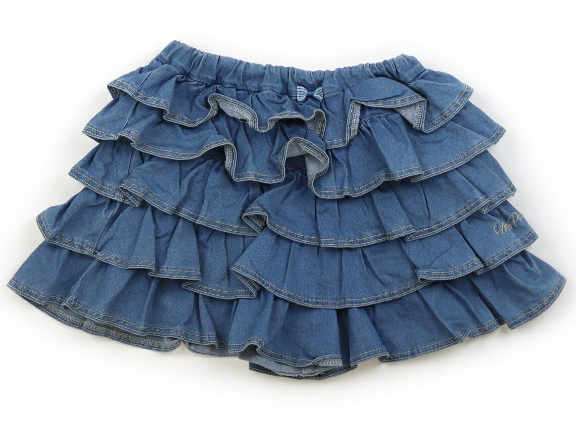 　ブランド 　mezzo piano(メゾピアノ) 　カテゴリー 　キュロット 　サイズ 　140サイズ 　色 　ブルーデデニム 　状態 　★★★ 　記名 　なし 　ジャンル 　Girl サイズ調整ゴムが付いています。若干の色あせがあります...