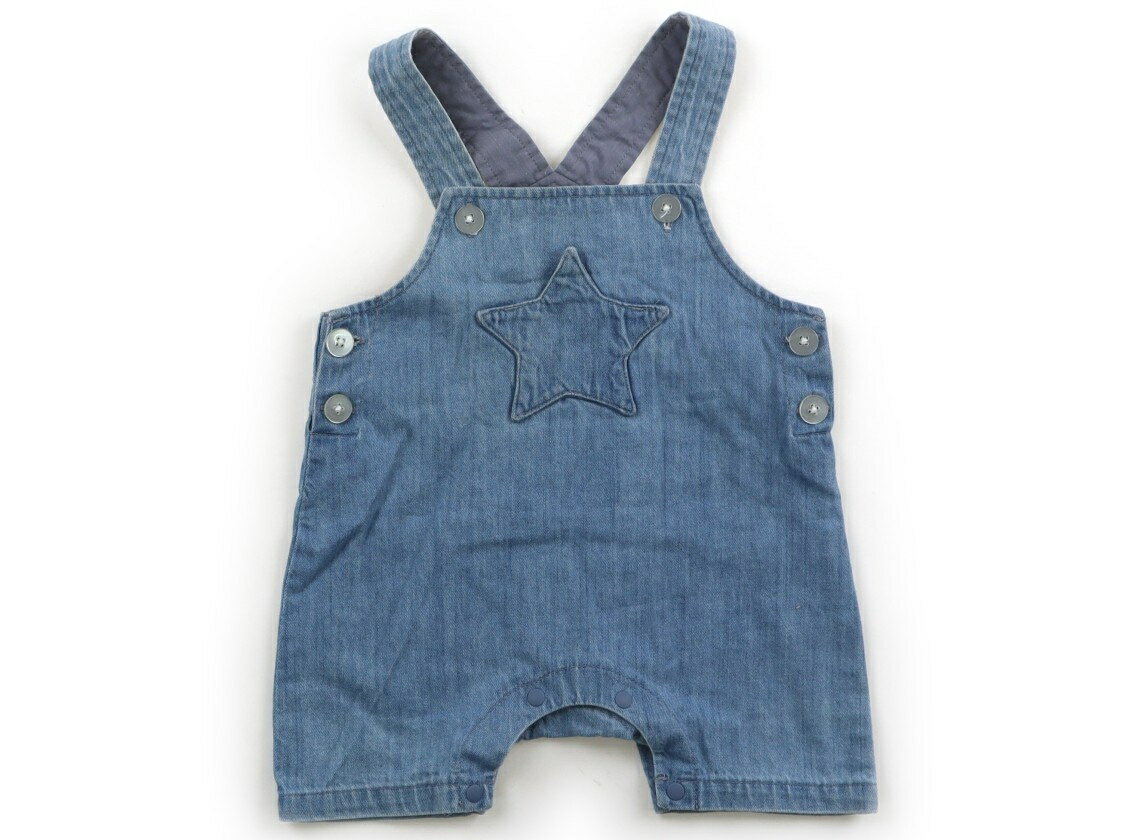 　ブランド 　petit main(プティマイン) 　カテゴリー 　ベビーオーバーオール 　サイズ 　70サイズ 　色 　ライトブルー・星 　状態 　★★★ 　記名 　なし 　ジャンル 　Girl 薄手のコットン地。股下スナップボタン付き。...