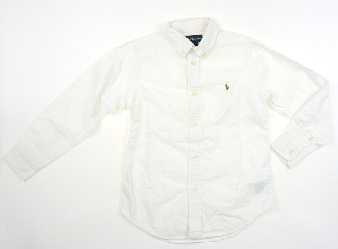 　ブランド 　Ralph Lauren(ラルフローレン) 　カテゴリー 　シャツ・ブラウス 　サイズ 　130サイズ 　色 　ホワイト 　状態 　★★（返品不可） 　記名 　なし 　ジャンル 　Boy 実際のサイズ表記は7。袖口に黒ずみ汚れ...