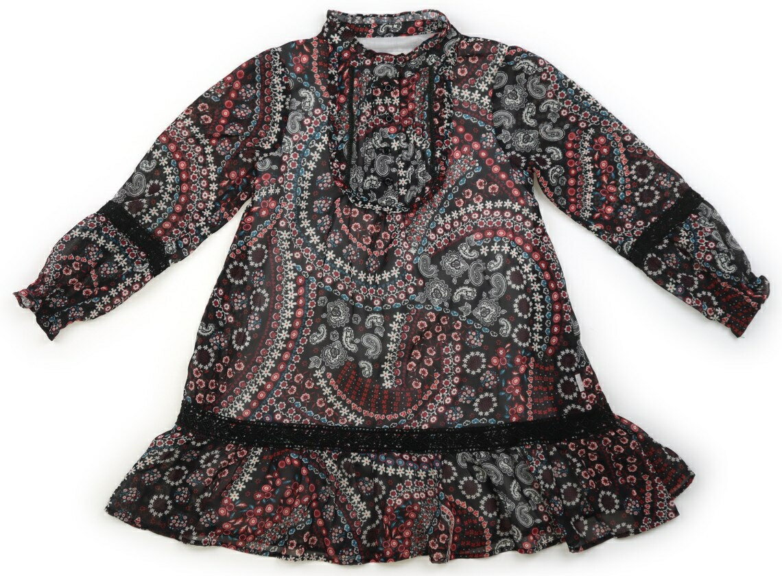 　ブランド 　Kumikyoku(組曲) 　カテゴリー 　ワンピース 　サイズ 　100サイズ 　色 　黒、総柄 　状態 　★★（返品不可） 　記名 　なし 　ジャンル 　Girl 実際のサイズ表記はSです。所々に縦や横に長く糸のひっかけ傷...