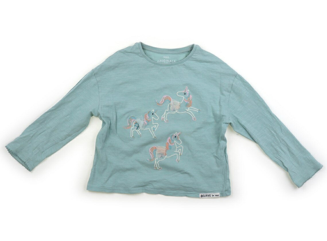 　ブランド 　Marks & Spencer(マークス＆スペンサー) 　カテゴリー 　Tシャツ・カットソー 　サイズ 　110サイズ 　色 　ミントブルー・ペガサス 　状態 　★★（返品不可） 　記名 　なし 　ジャンル 　Girl 5-6...