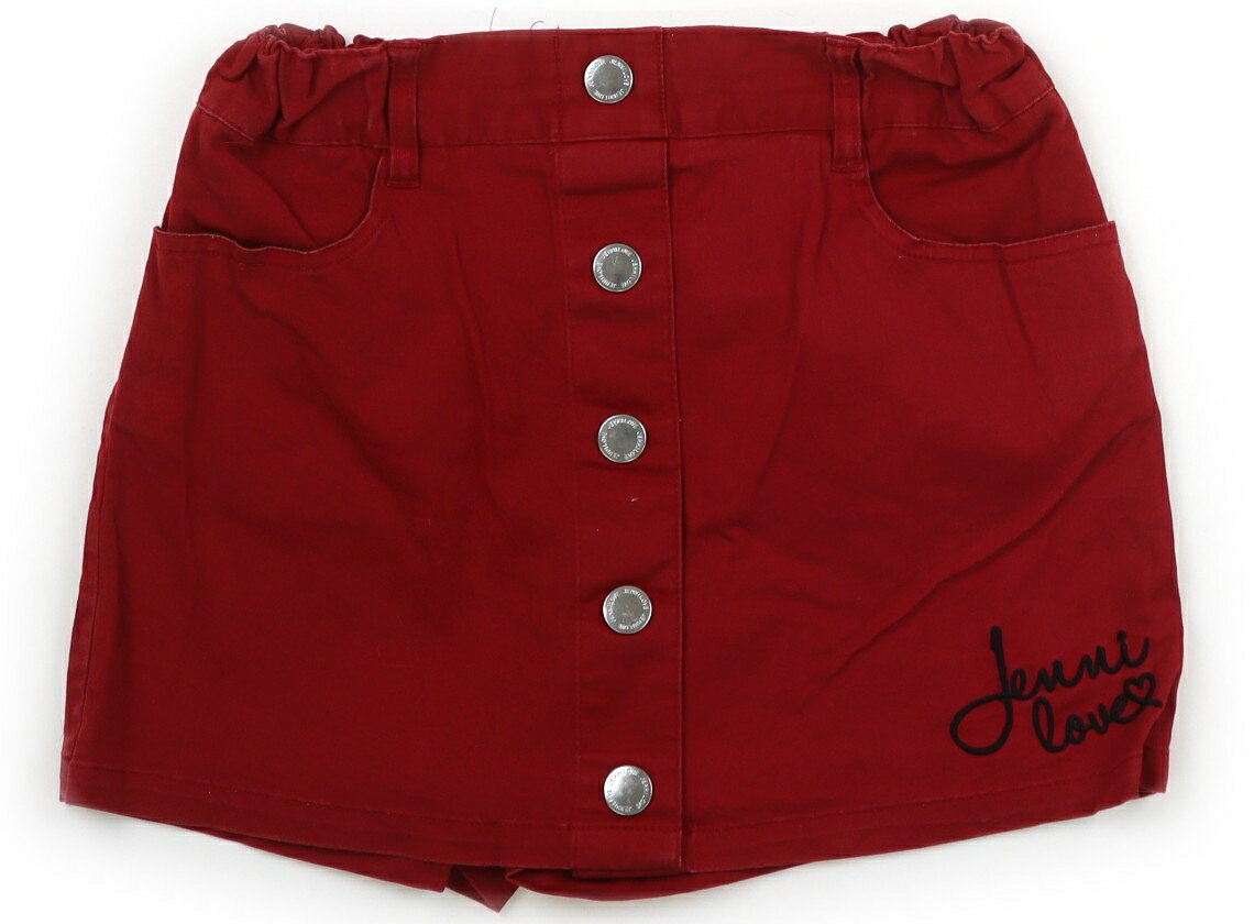 　ブランド 　JENNI(ジェニィ) 　カテゴリー 　キュロット 　サイズ 　140サイズ 　色 　レッド 　状態 　★★（返品不可） 　記名 　なし 　ジャンル 　Girl ウエストは半分ゴムです。ポリウレタン混コットン素材。全体的に白い...
