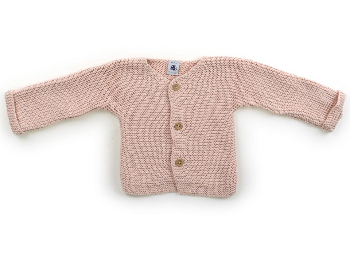 　ブランド 　PETIT BATEAU(プチバトー) 　カテゴリー 　カーディガン 　サイズ 　70サイズ 　色 　パステルピンク 　状態 　★★★ 　記名 　なし 　ジャンル 　Girl 実際のサイズ表記は74cm。やや厚手のコットンニッ...