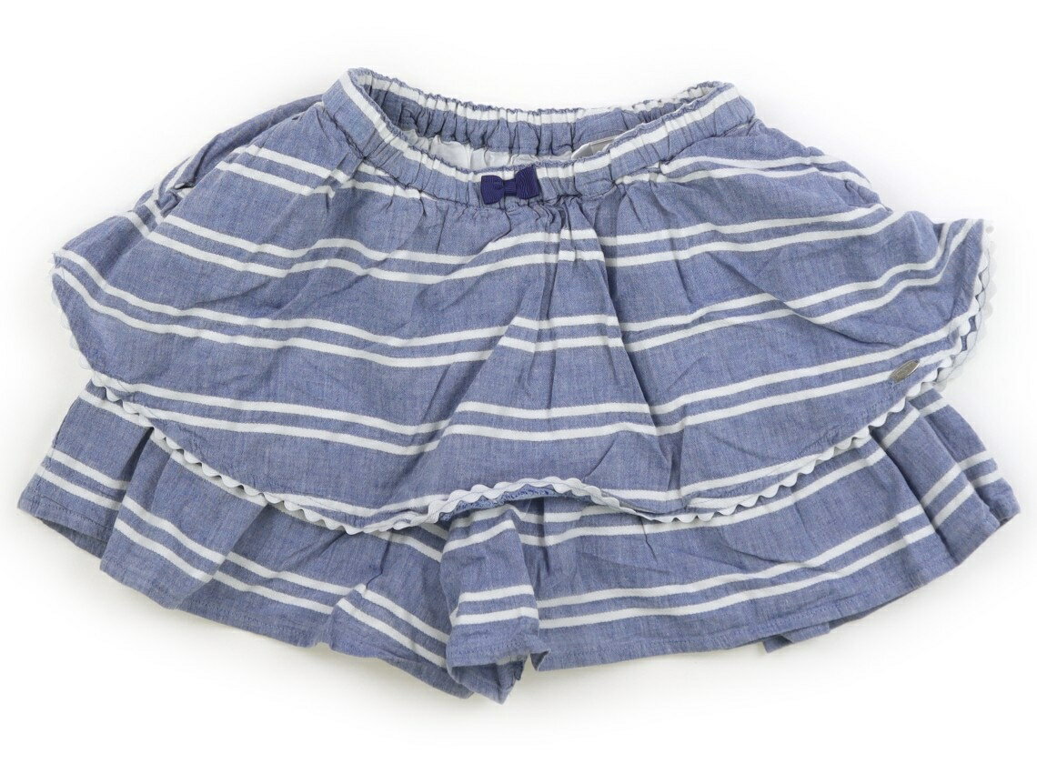 　ブランド 　mezzo piano(メゾピアノ) 　カテゴリー 　キュロット 　サイズ 　140サイズ 　色 　ライトブルー・ホワイト・ボーダー 　状態 　★★★ 　記名 　なし 　ジャンル 　Girl コットン素材、裏地付き。ウエストは...