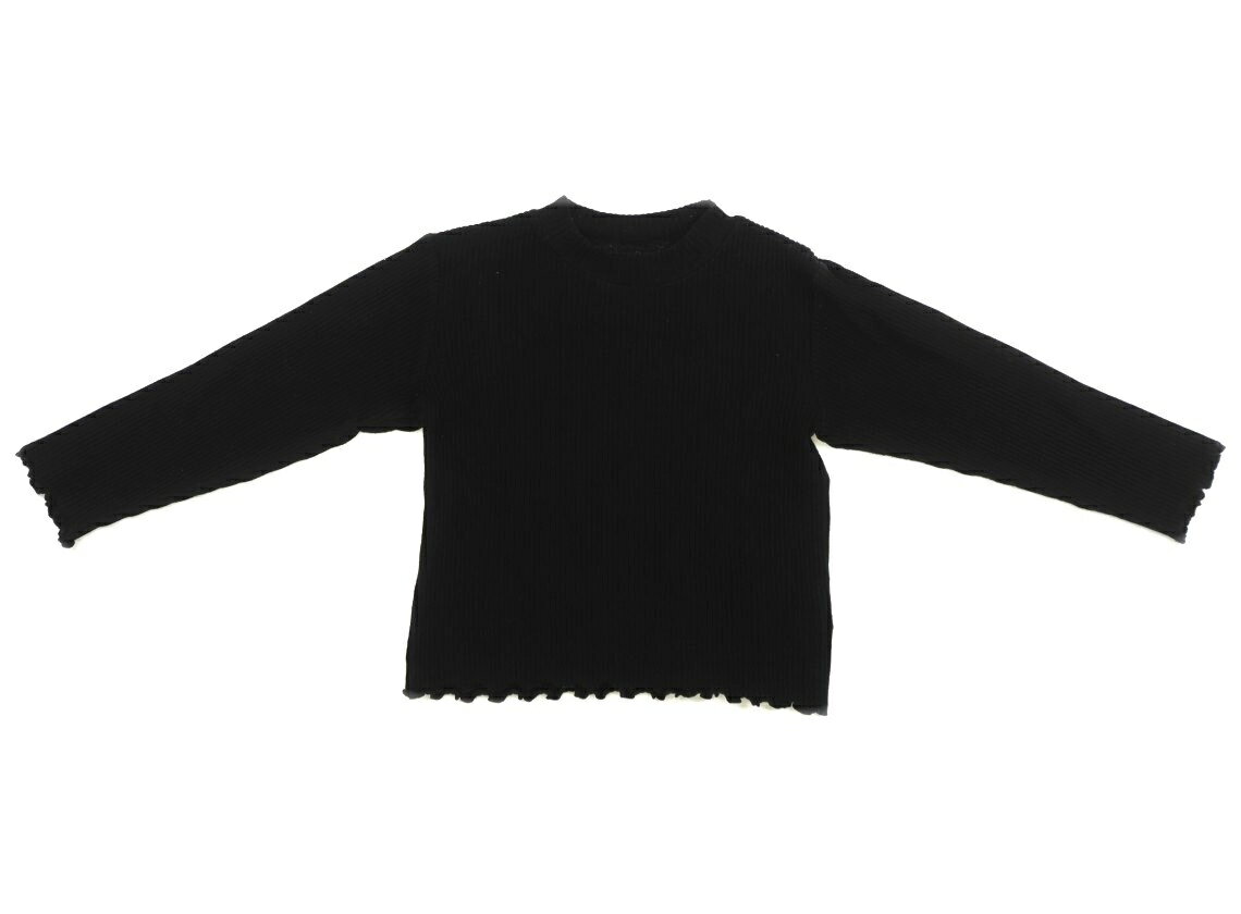 　ブランド 　petit main(プティマイン) 　カテゴリー 　Tシャツ・カットソー 　サイズ 　110サイズ 　色 　ブラック 　状態 　★★★ 　記名 　なし 　ジャンル 　Girl リブカットソー生地。色褪せと毛羽立ちがありますが...