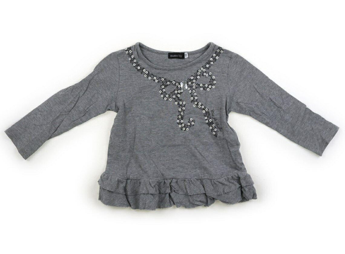 　ブランド 　BeBe(べべ) 　カテゴリー 　チュニック 　サイズ 　100サイズ 　色 　グレー 　状態 　★★★ 　記名 　なし 　ジャンル 　Girl コットンカットソー地。毛羽立ちはありますが、洗い替え用にいかがでしょうか。 ＊【...