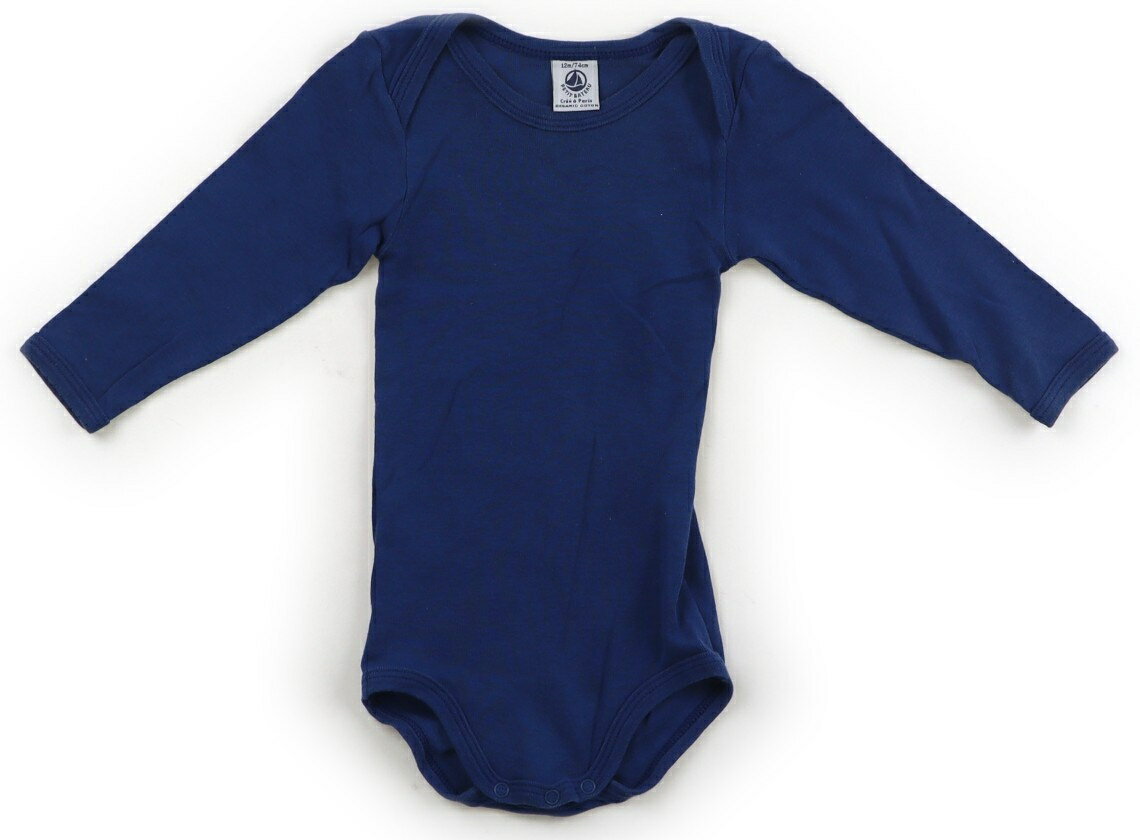 　ブランド 　PETIT BATEAU(プチバトー) 　カテゴリー 　ロンパース 　サイズ 　70サイズ 　色 　ブルー系 　状態 　★★（返品不可） 　記名 　なし 　ジャンル 　Boy 実際のサイズ表記は74cm。全体にヨレがあります。...