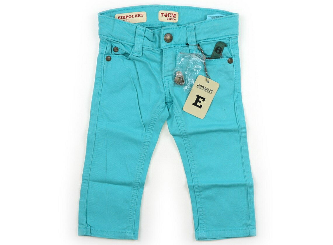 　ブランド 　imps&elfs(インプス アンド エルフス) 　カテゴリー 　パンツ 　サイズ 　70サイズ 　色 　ターコイズ 　状態 　N 　記名 　なし 　ジャンル 　Boy 新品タグ付き。実際のサイズ表記は、74cm。コットン・ポ...