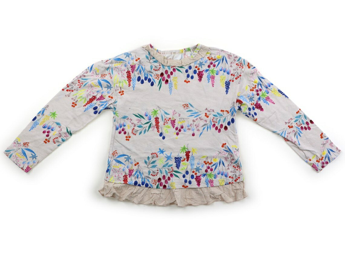 　ブランド 　HAKKA(ハッカ) 　カテゴリー 　Tシャツ・カットソー 　サイズ 　140サイズ 　色 　くすみベージュ・総柄 　状態 　★★（返品不可） 　記名 　なし 　ジャンル 　Girl 袖口ややヨレがあります。全体に毛羽立ちがあ...