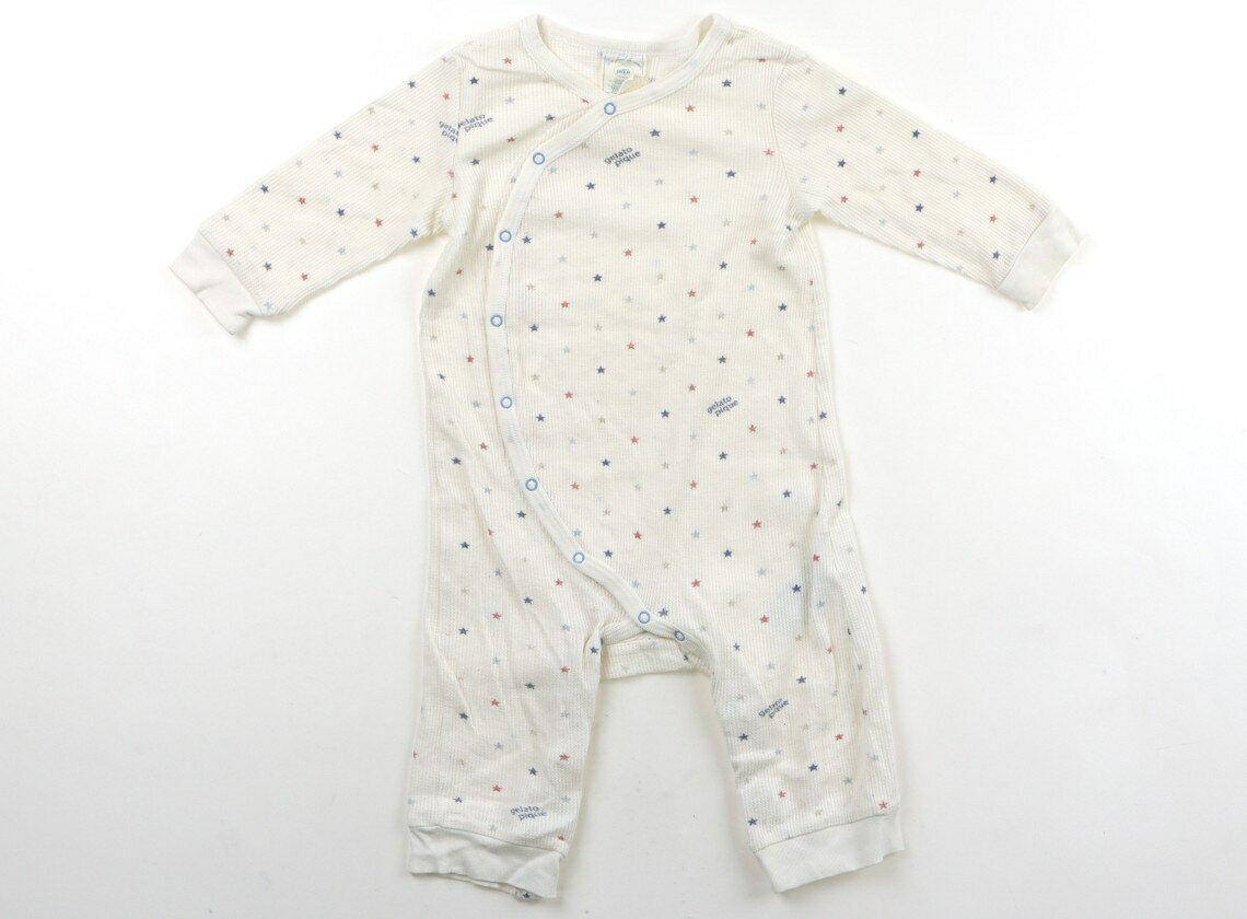 　ブランド 　gelato pique(ジェラピケ) 　カテゴリー 　カバーオール 　サイズ 　80サイズ 　色 　生成り・星柄 　状態 　★★（返品不可） 　記名 　なし 　ジャンル 　Girl ワッフル素材。細かい毛玉がありますが、まだ...