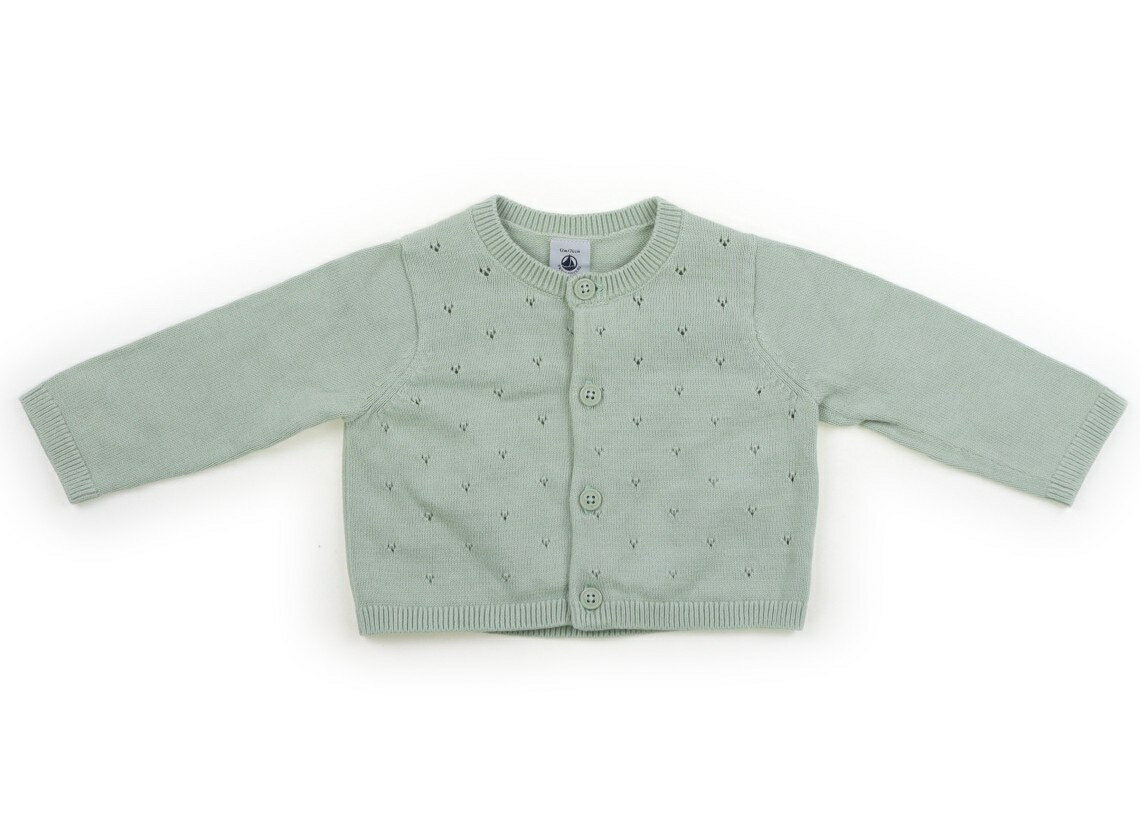 　ブランド 　PETIT BATEAU(プチバトー) 　カテゴリー 　カーディガン 　サイズ 　70サイズ 　色 　ライトグリーン 　状態 　★★（返品不可） 　記名 　なし 　ジャンル 　Boy 実際のサイズ表記は74cmです。コットン素...