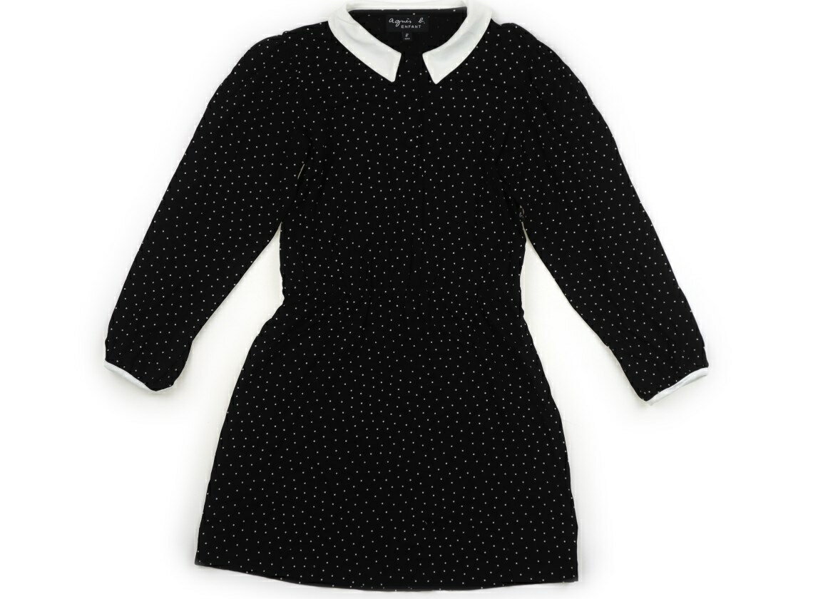 　ブランド 　agnes.b(アニエスベー) 　カテゴリー 　ワンピース 　サイズ 　120サイズ 　色 　ブラック・ドット 　状態 　★★★★ 　記名 　なし 　ジャンル 　Girl レーヨン・ポリウレタン素材。実際のサイズ表記は、8an...