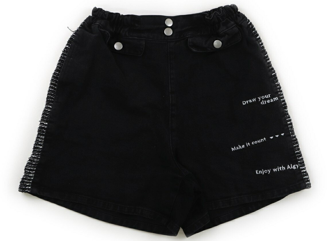 　ブランド 　ALGY(アルジー) 　カテゴリー 　ショートパンツ 　サイズ 　160サイズ 　色 　ブラック 　状態 　★★（返品不可） 　記名 　なし 　ジャンル 　Girl ウエストはゴム入り。サイドはツイード生地。前ボタンに傷、本体...