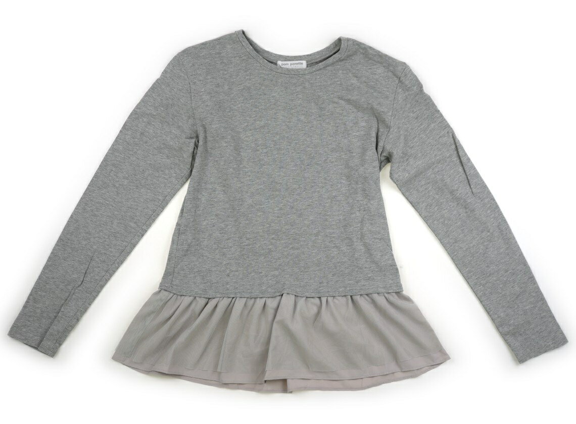 　ブランド 　pom ponette(ポンポネット) 　カテゴリー 　チュニック 　サイズ 　160サイズ 　色 　グレー 　状態 　★★★ 　記名 　なし 　ジャンル 　Girl 実際のサイズ表記はLL165。カットソー生地、裾はチュール...