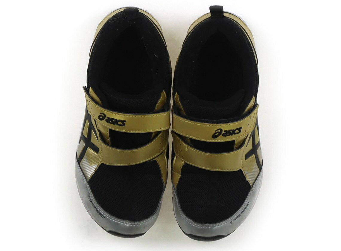 　ブランド 　Asics(アシックス) 　カテゴリー 　スニーカー 　サイズ 　靴20cm〜 　色 　黒・ゴールド 　状態 　★★（返品不可） 　記名 　あり（本体） 　ジャンル 　Boy 22cm表記。ソールに記名跡がある為お値下げしてい...