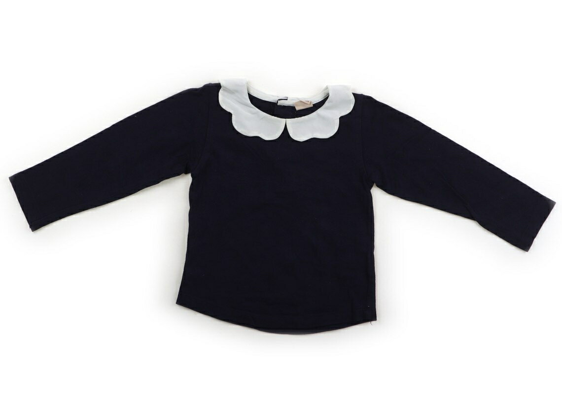 　ブランド 　petit main(プティマイン) 　カテゴリー 　Tシャツ・カットソー 　サイズ 　100サイズ 　色 　ネイビー 　状態 　★★（返品不可） 　記名 　なし 　ジャンル 　Girl 後ろボタンホールです。全体に色あせ・毛...