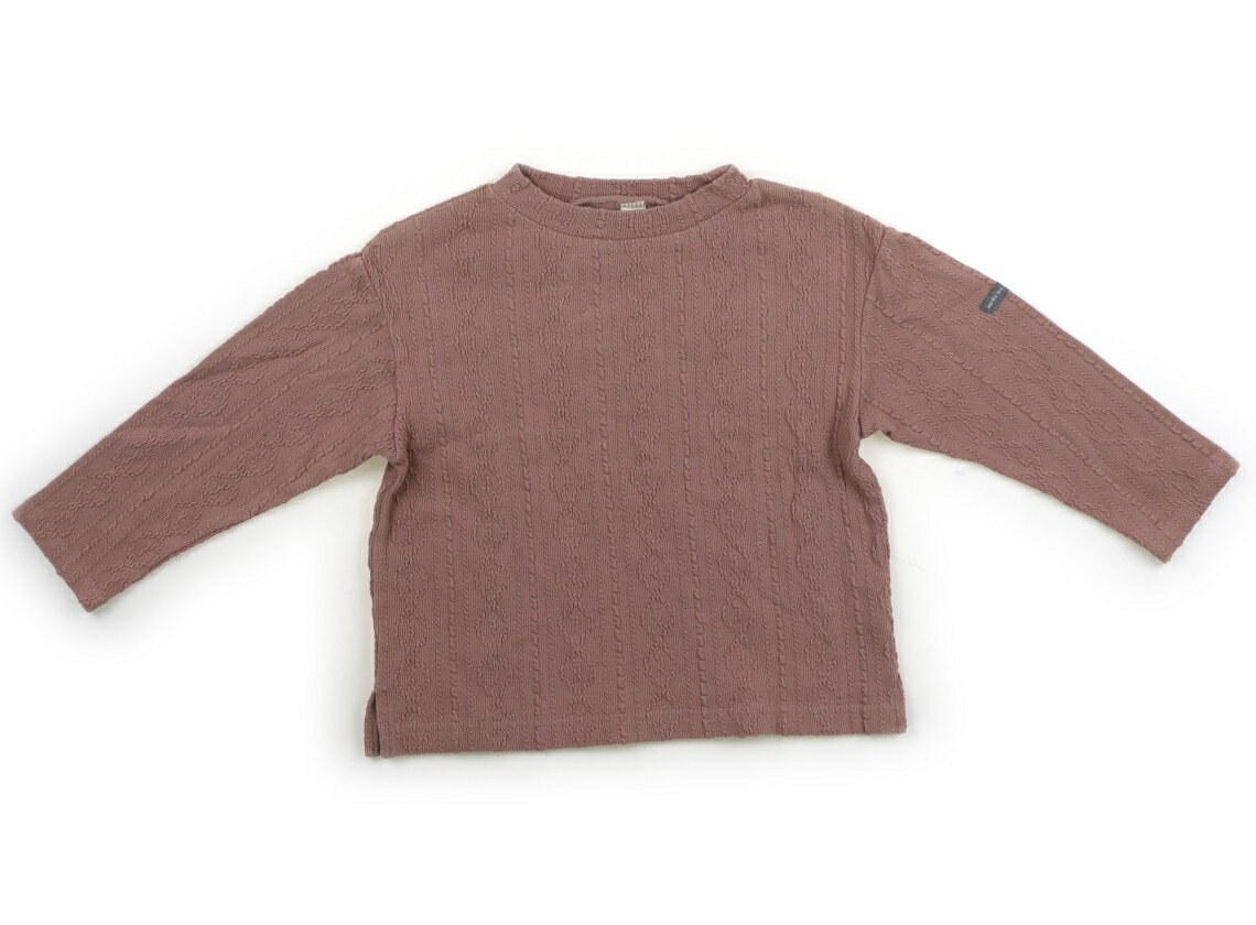 　ブランド 　apres les cours(アプレレクール) 　カテゴリー 　Tシャツ・カットソー 　サイズ 　100サイズ 　色 　くすみピンク 　状態 　★★★ 　記名 　なし 　ジャンル 　Girl ケーブルジャカード。全体に色あせ...