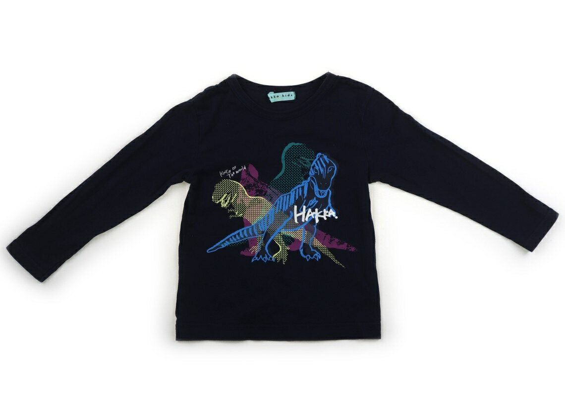 　ブランド 　HAKKA(ハッカ) 　カテゴリー 　Tシャツ・カットソー 　サイズ 　110サイズ 　色 　紺・プリント 　状態 　★★（返品不可） 　記名 　なし 　ジャンル 　Girl 全体に色あせ・毛羽立ちがあります。洗い替え様にいか...