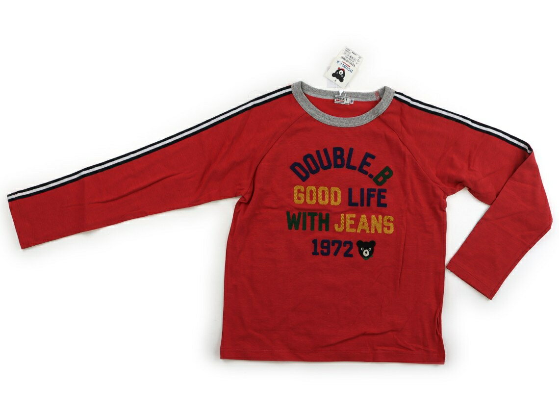 　ブランド 　Double B(ダブルB) 　カテゴリー 　Tシャツ・カットソー 　サイズ 　150サイズ 　色 　レッド・カラフルロゴ・モノクロライン 　状態 　N 　記名 　なし 　ジャンル 　Boy 新品タグ付き。天竺コットン。 ＊【...