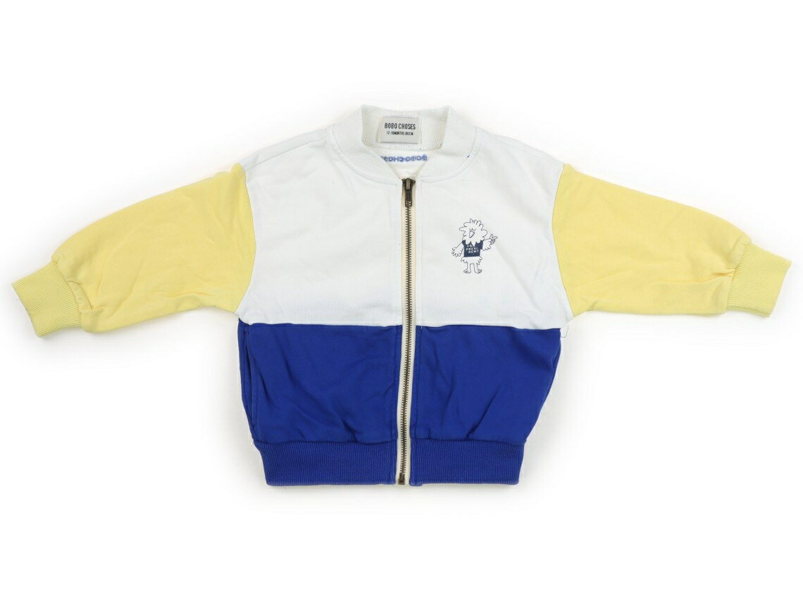 　ブランド 　BOBO CHOSES(ボボ・ショーズ) 　カテゴリー 　ジップアップトレーナー 　サイズ 　80サイズ 　色 　白、黄、青 　状態 　★★★ 　記名 　なし 　ジャンル 　Boy 襟と袖リブに毛玉付着あり。やや色褪せあります...