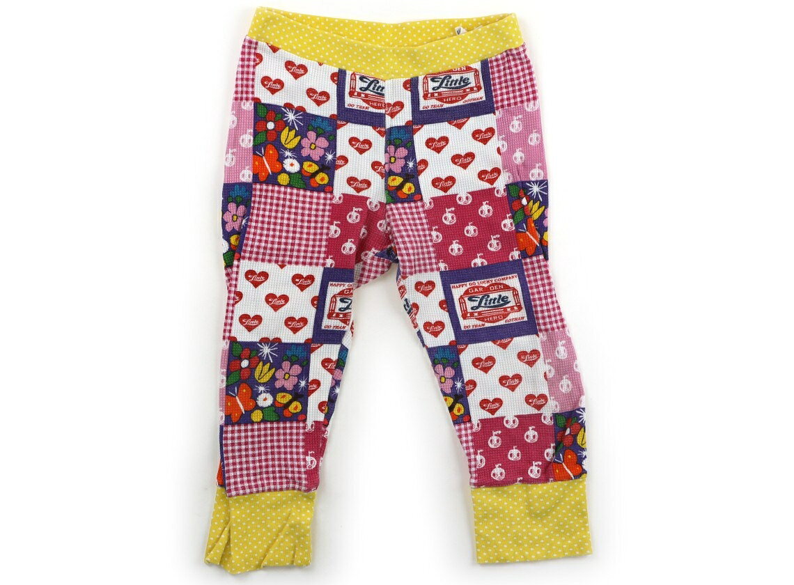 　ブランド 　GOTHAM(ゴッサム) 　カテゴリー 　スウェットパンツ 　サイズ 　120サイズ 　色 　ピンク・イエロー総柄 　状態 　★★★ 　記名 　なし 　ジャンル 　Girl ウエストのゴムは交換穴があります。ワッフル素材。全体...