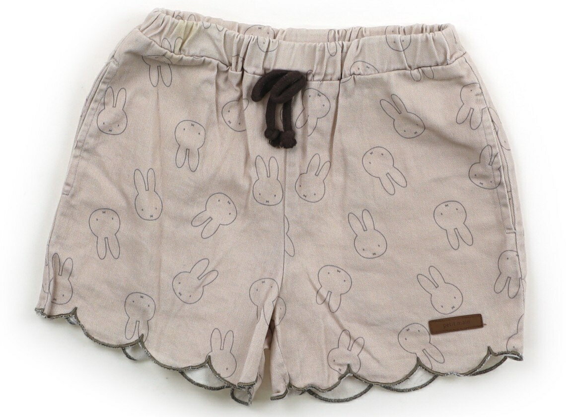 　ブランド 　petit main(プティマイン) 　カテゴリー 　ショートパンツ 　サイズ 　100サイズ 　色 　ベージュ・ミッフィー 　状態 　★★★ 　記名 　なし 　ジャンル 　Girl 全体に使用感はありますが、まだまだ普段着と...