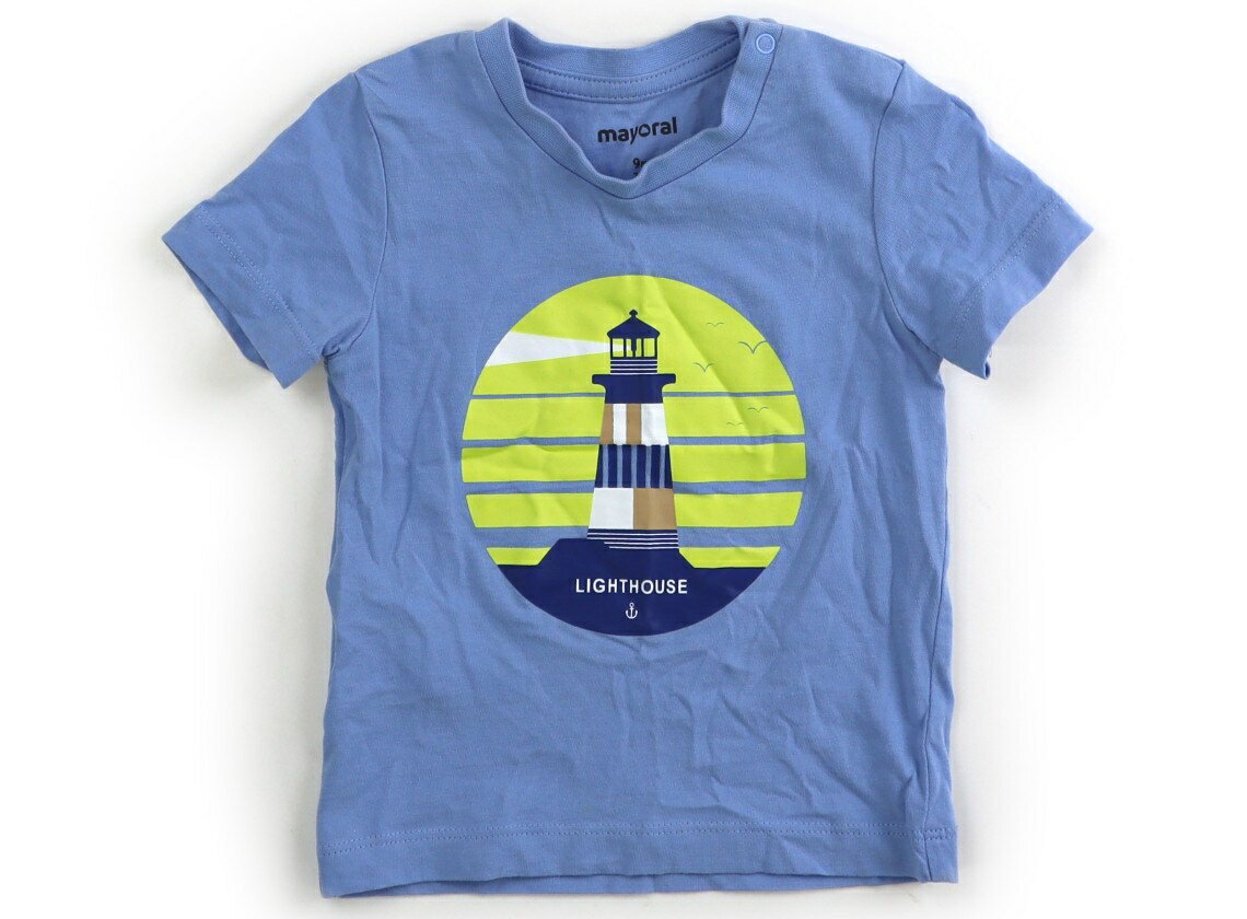 　ブランド 　Mayoral(マヨラル) 　カテゴリー 　Tシャツ・カットソー 　サイズ 　70サイズ 　色 　ライトブルー 　状態 　★★★ 　記名 　なし 　ジャンル 　Boy ストレッチカットソー素材。左肩スナップボタン付き。ややシワ...