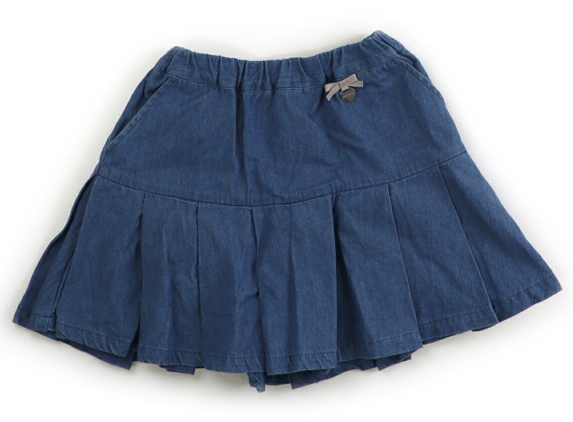 　ブランド 　petit main(プティマイン) 　カテゴリー 　スカート 　サイズ 　120サイズ 　色 　ライトブルー 　状態 　★★★ 　記名 　なし 　ジャンル 　Girl コットン素材、ダンガリー生地。ショートパンツ一体型デザイ...