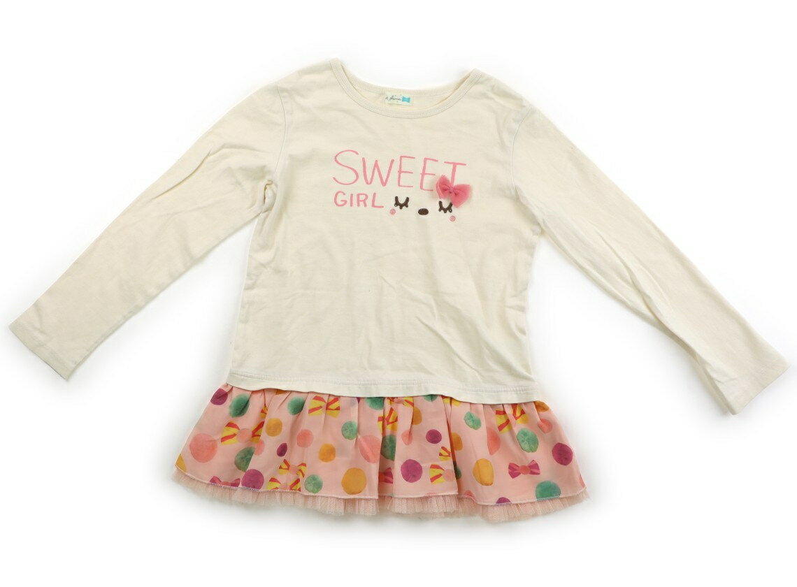 　ブランド 　Knit Planner(KP)(ニットプランナー（KP）) 　カテゴリー 　チュニック 　サイズ 　130サイズ 　色 　アイボリー・ピンク 　状態 　★★★ 　記名 　なし 　ジャンル 　Girl 本体はカットソー生地で、...