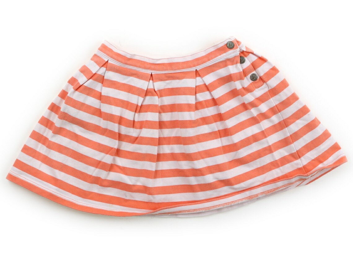 　ブランド 　PETIT BATEAU(プチバトー) 　カテゴリー 　スカート 　サイズ 　100サイズ 　色 　ネオンオレンジ・生成りボーダー 　状態 　★★（返品不可） 　記名 　なし 　ジャンル 　Girl 実際のサイズ表記は108c...