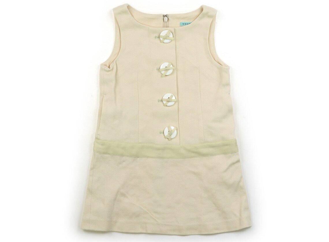 　ブランド 　Tocca(トッカ) 　カテゴリー 　ジャンパースカート 　サイズ 　100サイズ 　色 　きなり 　状態 　★★★ 　記名 　なし 　ジャンル 　Girl ハリのあるポリ地、裏地がありの二枚仕立てです。ベルトリボンに毛玉があ...