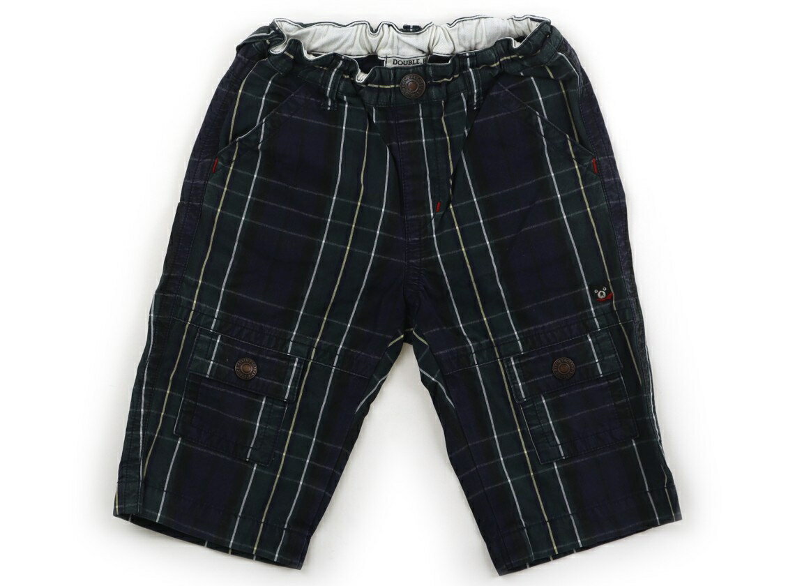 　ブランド 　Double B(ダブルB) 　カテゴリー 　パンツ 　サイズ 　100サイズ 　色 　緑紺黄チェック 　状態 　★★（返品不可） 　記名 　なし 　ジャンル 　Boy サイズ調整ゴムが付いています。クロップド丈。色あせが強め...