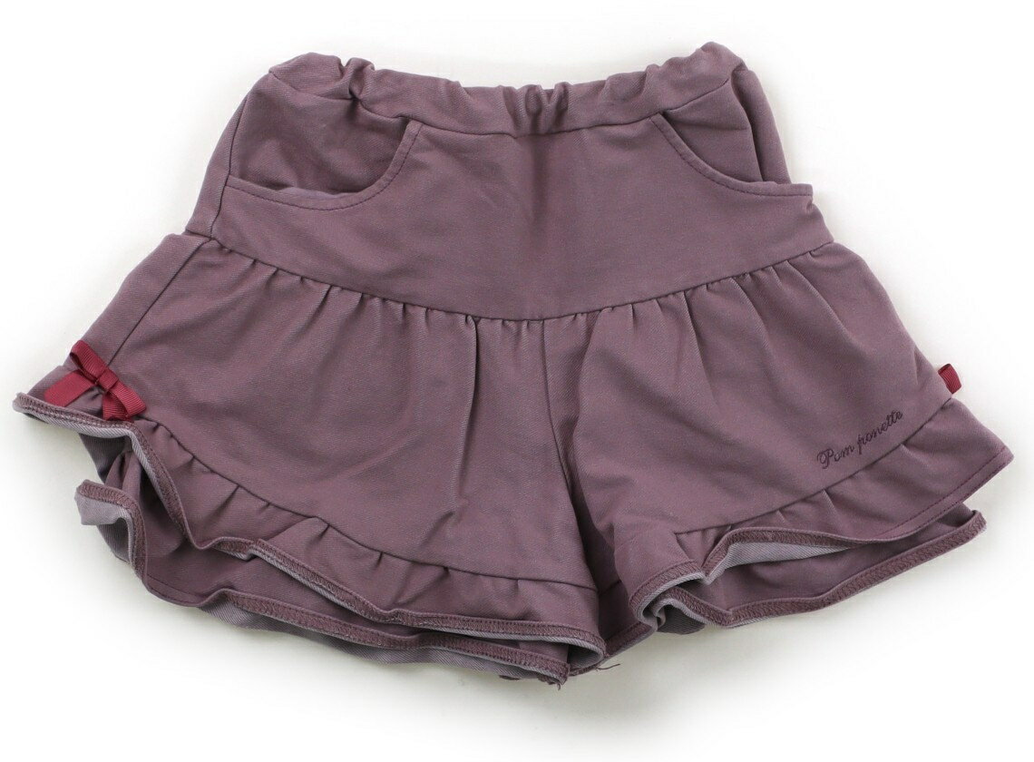 　ブランド 　pom ponette(ポンポネット) 　カテゴリー 　キュロット 　サイズ 　130サイズ 　色 　くすみパープル 　状態 　★★★ 　記名 　なし 　ジャンル 　Girl レーヨン・ポリエステル・ポリウレタンカットソー地で...